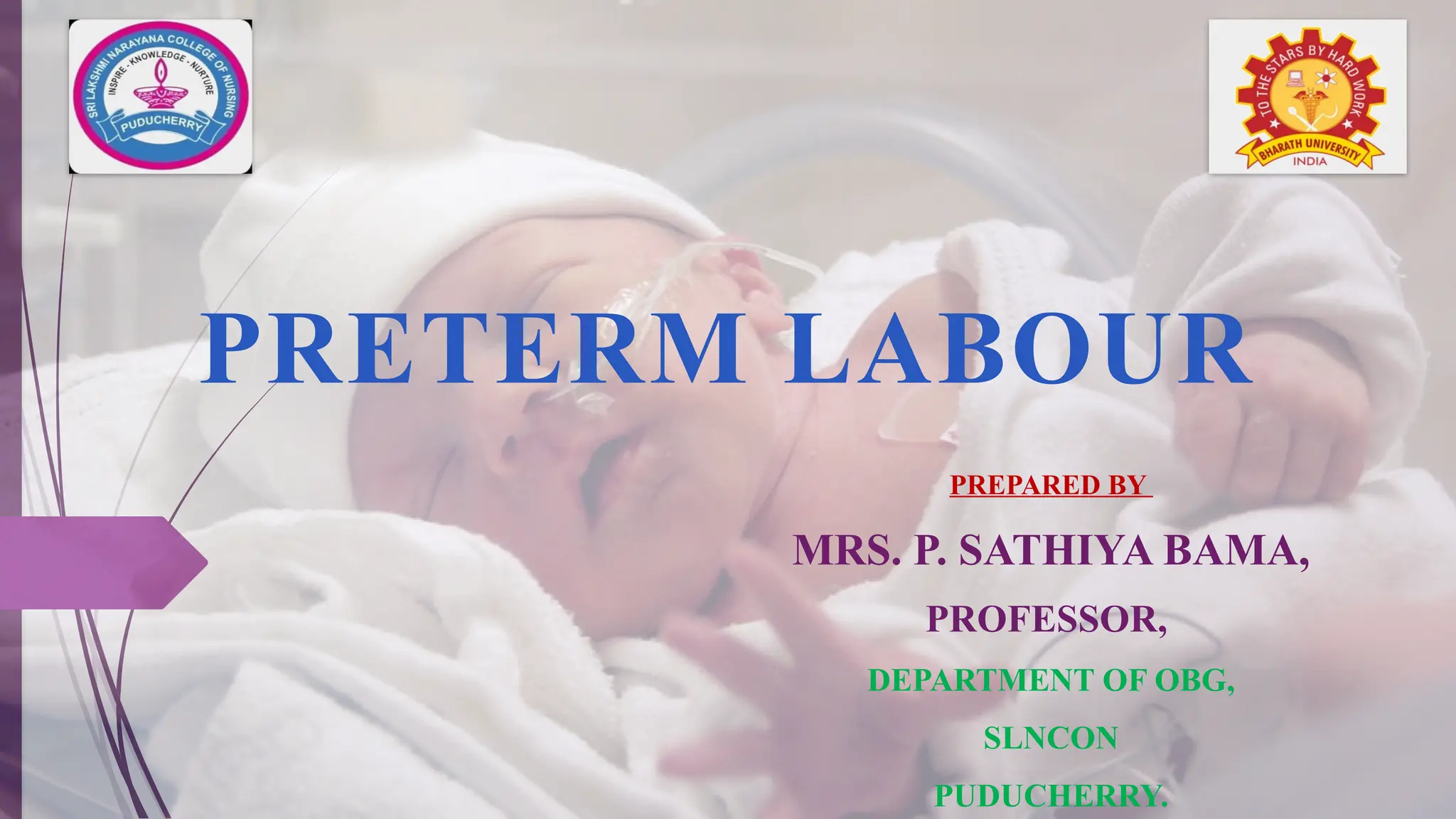 PRE TERM LABOR ( PREMATURE LABOUR IN PREGNANCY) | PPTX