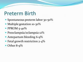 Preterm labor by audace | PPTX