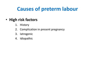 PRETERM LABOR pptx | PPTX