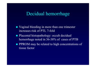 Preterm labour | PPT