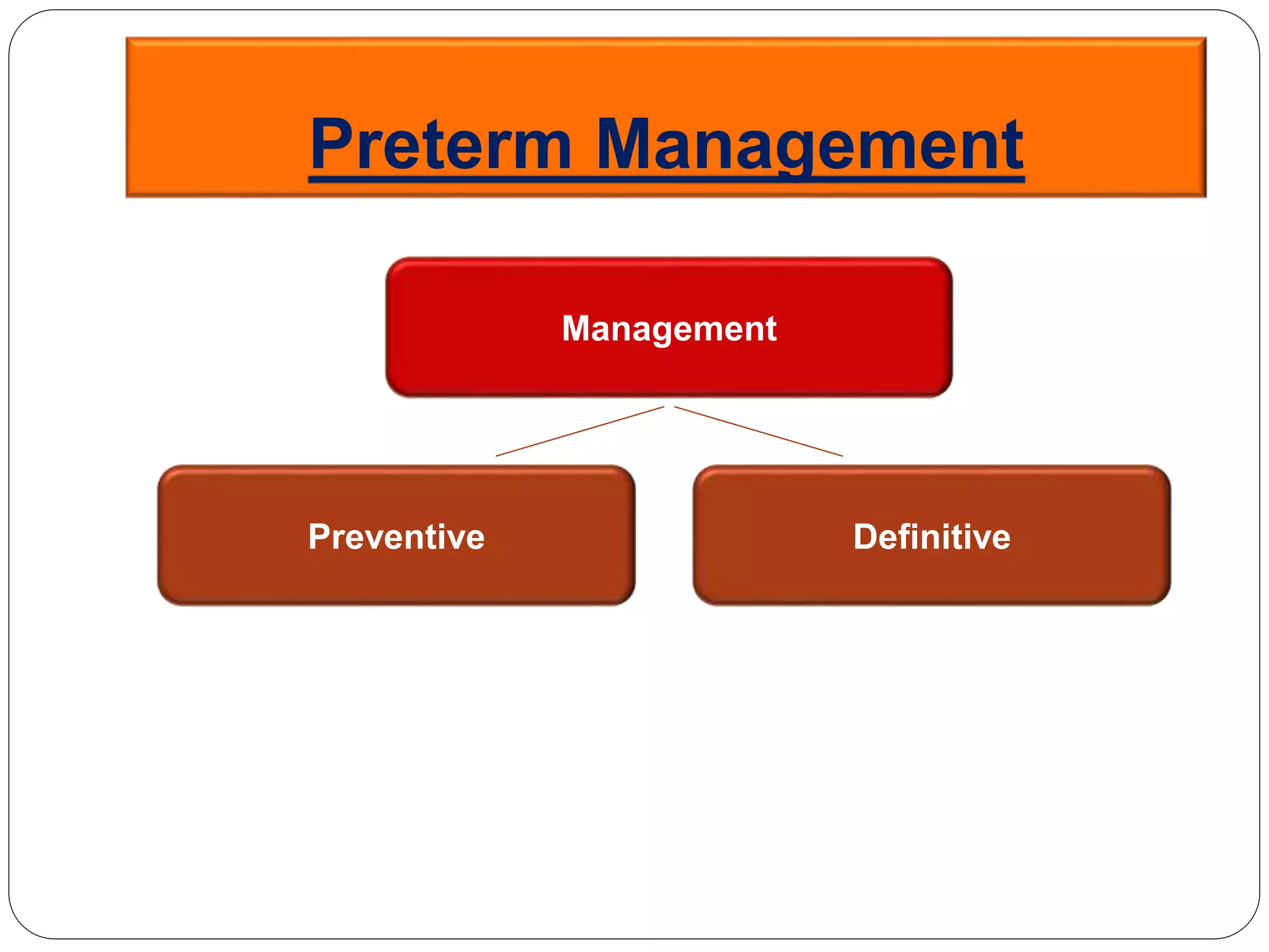 Preterm labour and new management guidelines | PPTX