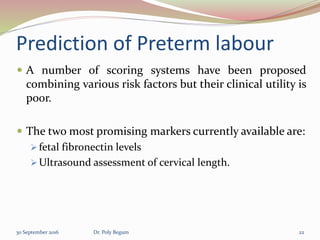 Preterm labour | PPT