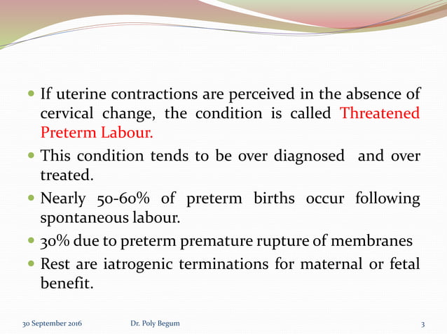Preterm labour | PPT