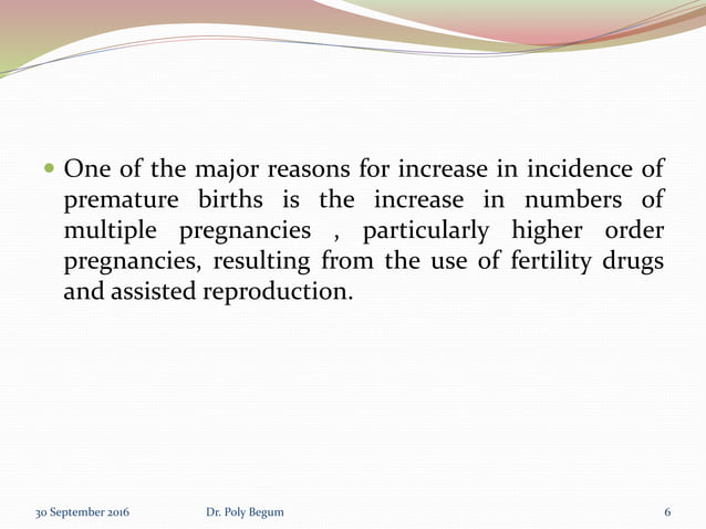 Preterm labour | PPT