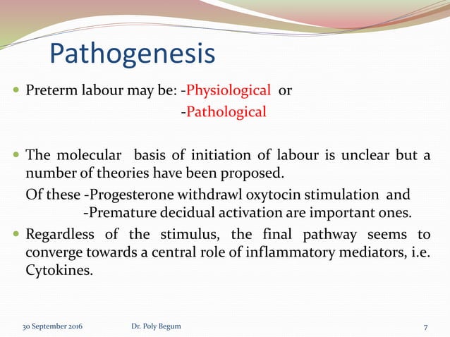 Preterm labour | PPT