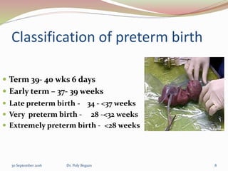 Preterm labour | PPT