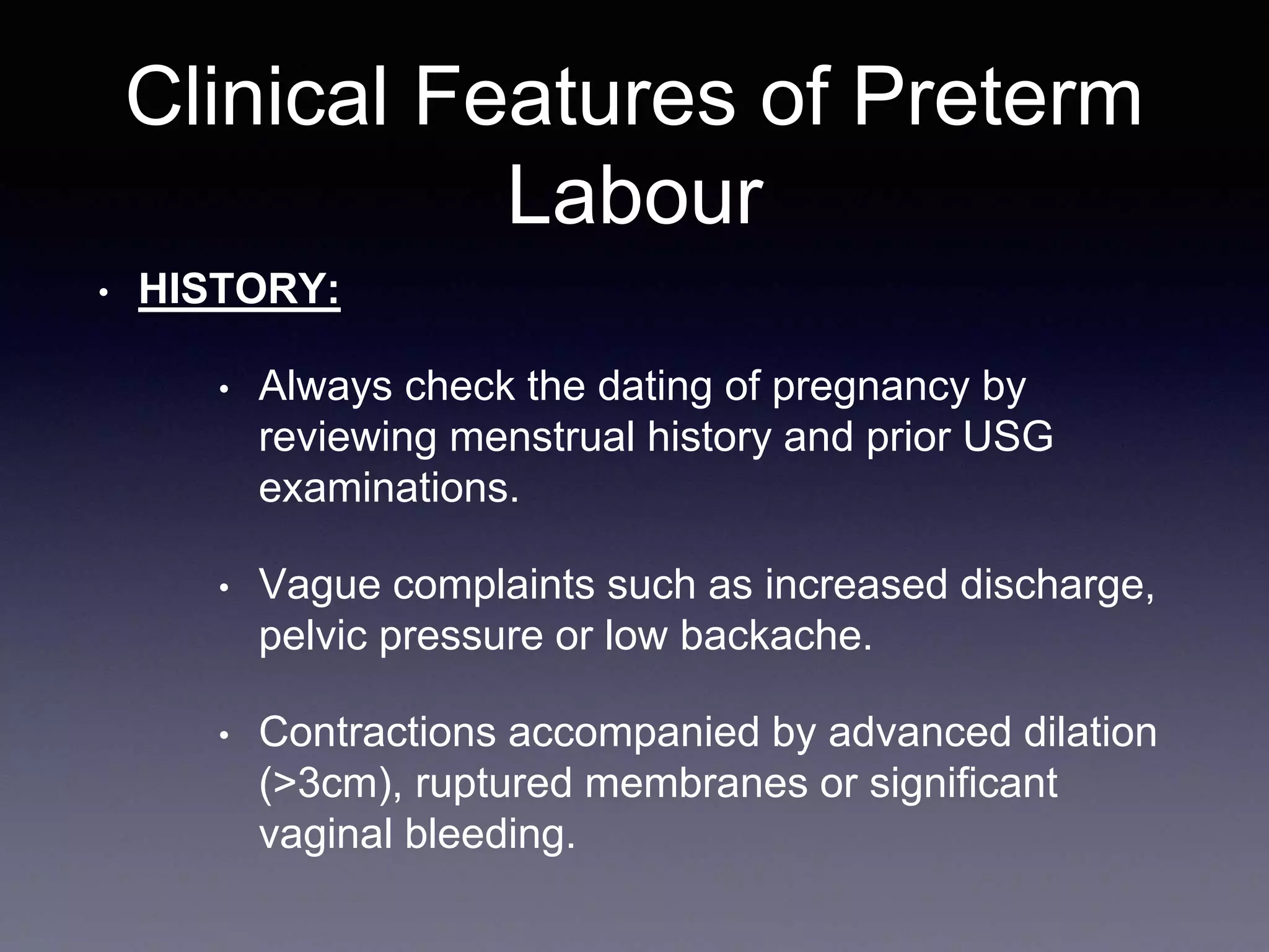 Preterm labour | PPTX