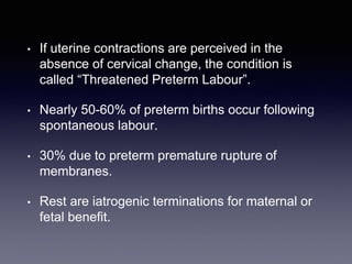 Preterm labour | PPT