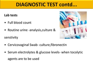 PRETERM LABOUR | PPTX