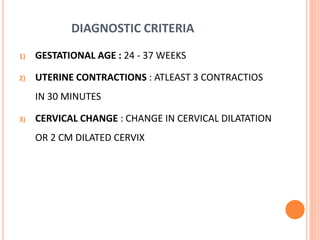 Preterm labour | PPTX