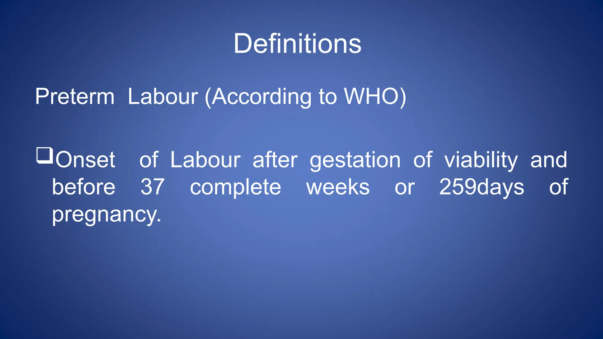 Preterm Labour.pptx basic etiology clinical presentation | PPT