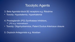 Preterm Labour.pptx basic etiology clinical presentation | PPT