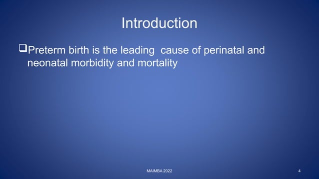 Preterm Labour.pptx basic etiology clinical presentation | PPT