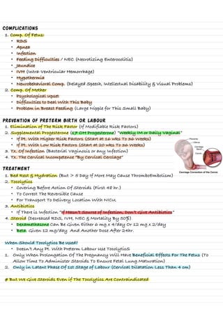 Preterm Labour (Obstetrics and gynaecology).pdf