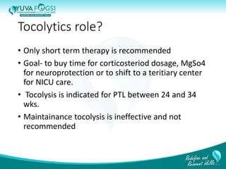 PRETERM LABOUR | PPT