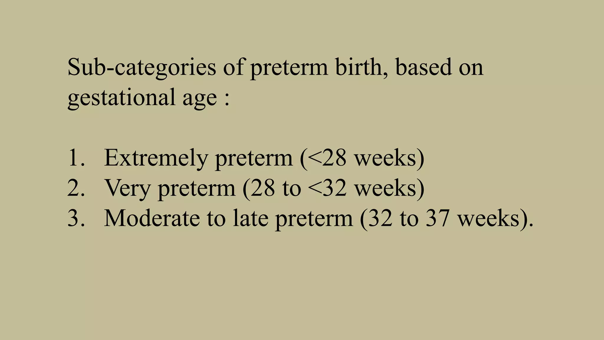 Preterm term babies | PPTX