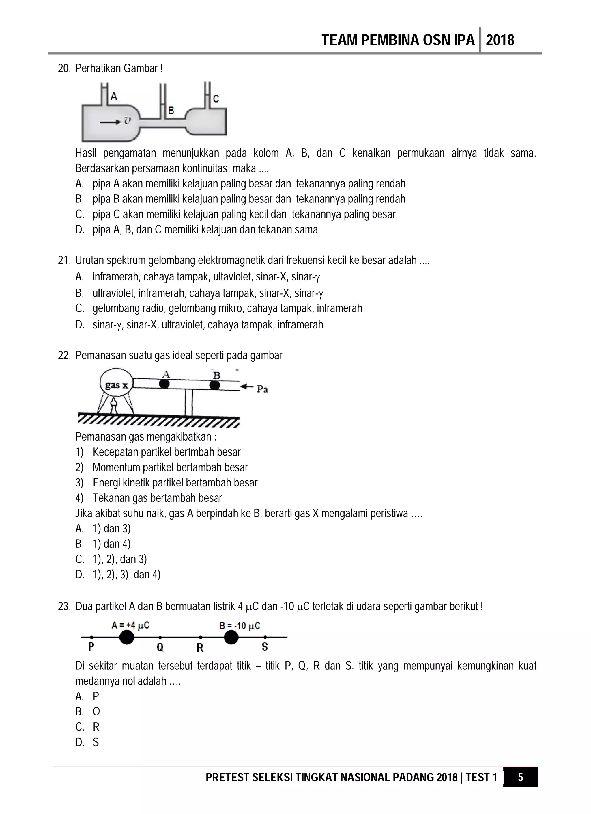Pre test | PDF