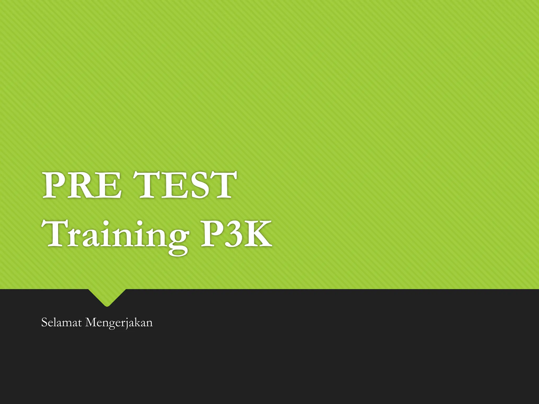 PRE TEST For First Aid Medicine Traininig | PPTX