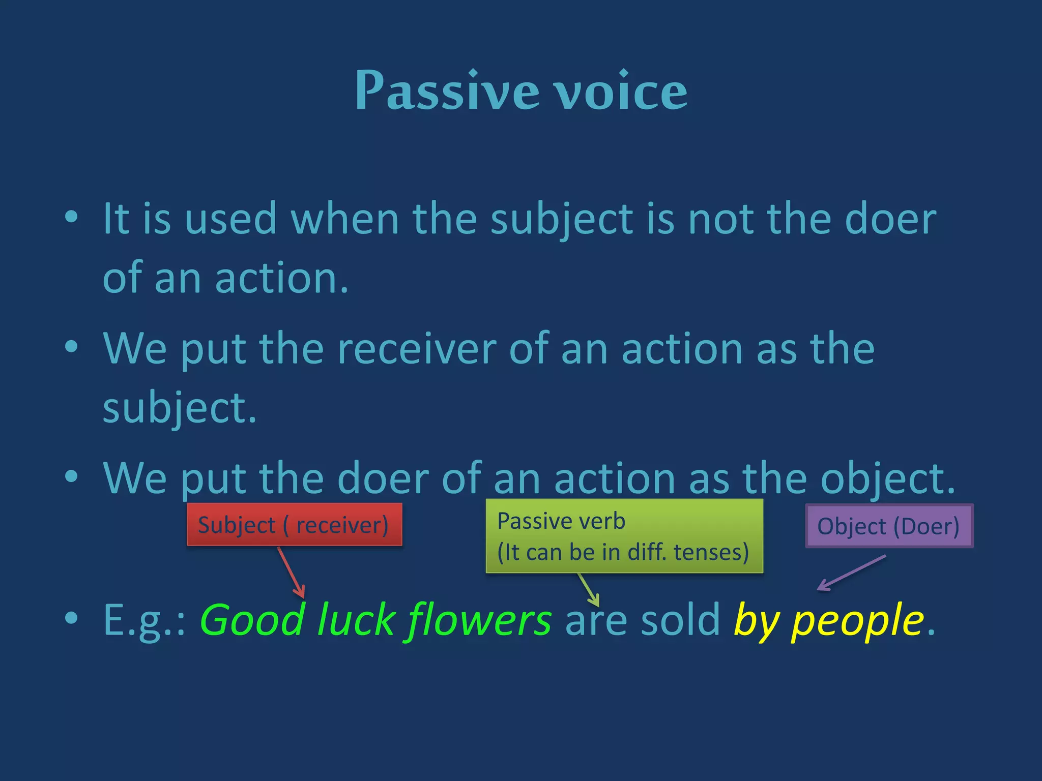 Pre test passive voice | PPTX