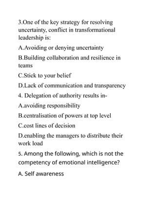 pre test uncertainty, conflictbnnnmnb mn | DOCX