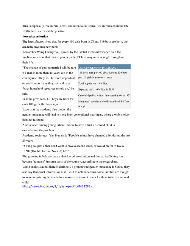 P rethinking china's one child policy | DOCX