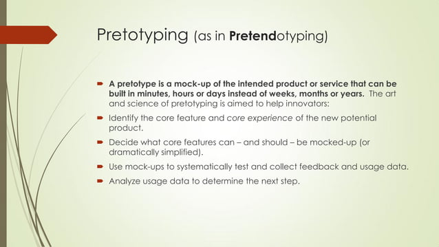 Pretotyping - Ayla Matalon | PPT