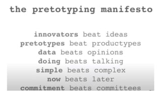 Pretotyping manifesto | PPT