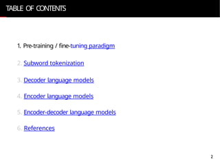 Comprehensive Overview of Large Language Models: Pre-training and ...