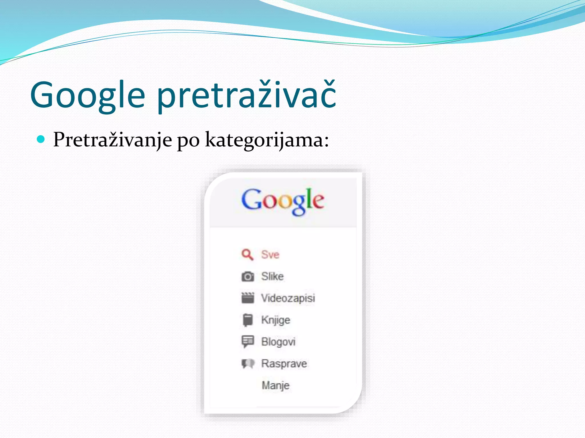 Pretraživanje na internetu 02 | PPTX