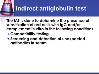 Pre tranfusion test | PPTX