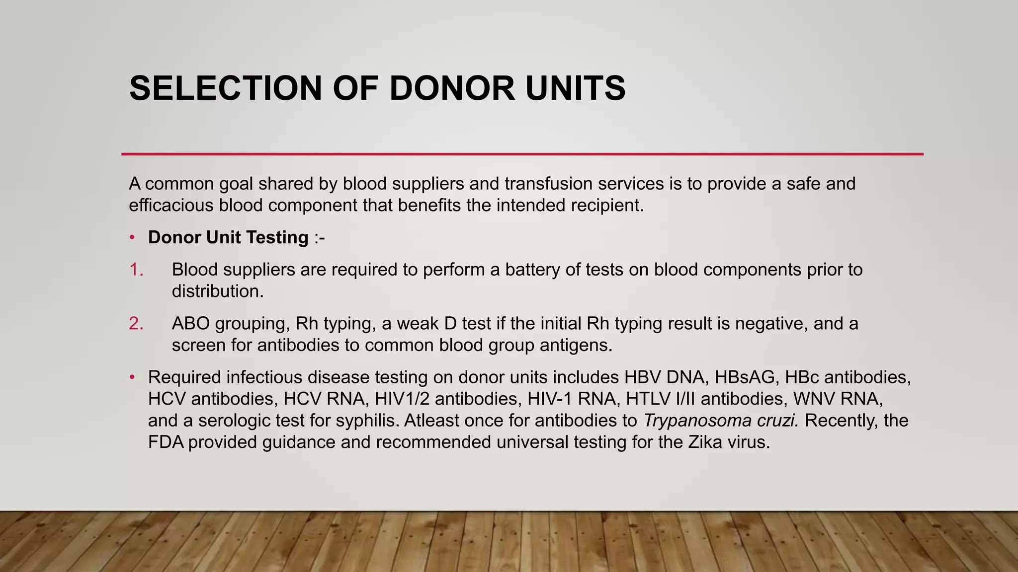 Pretransfusion testing | PPTX