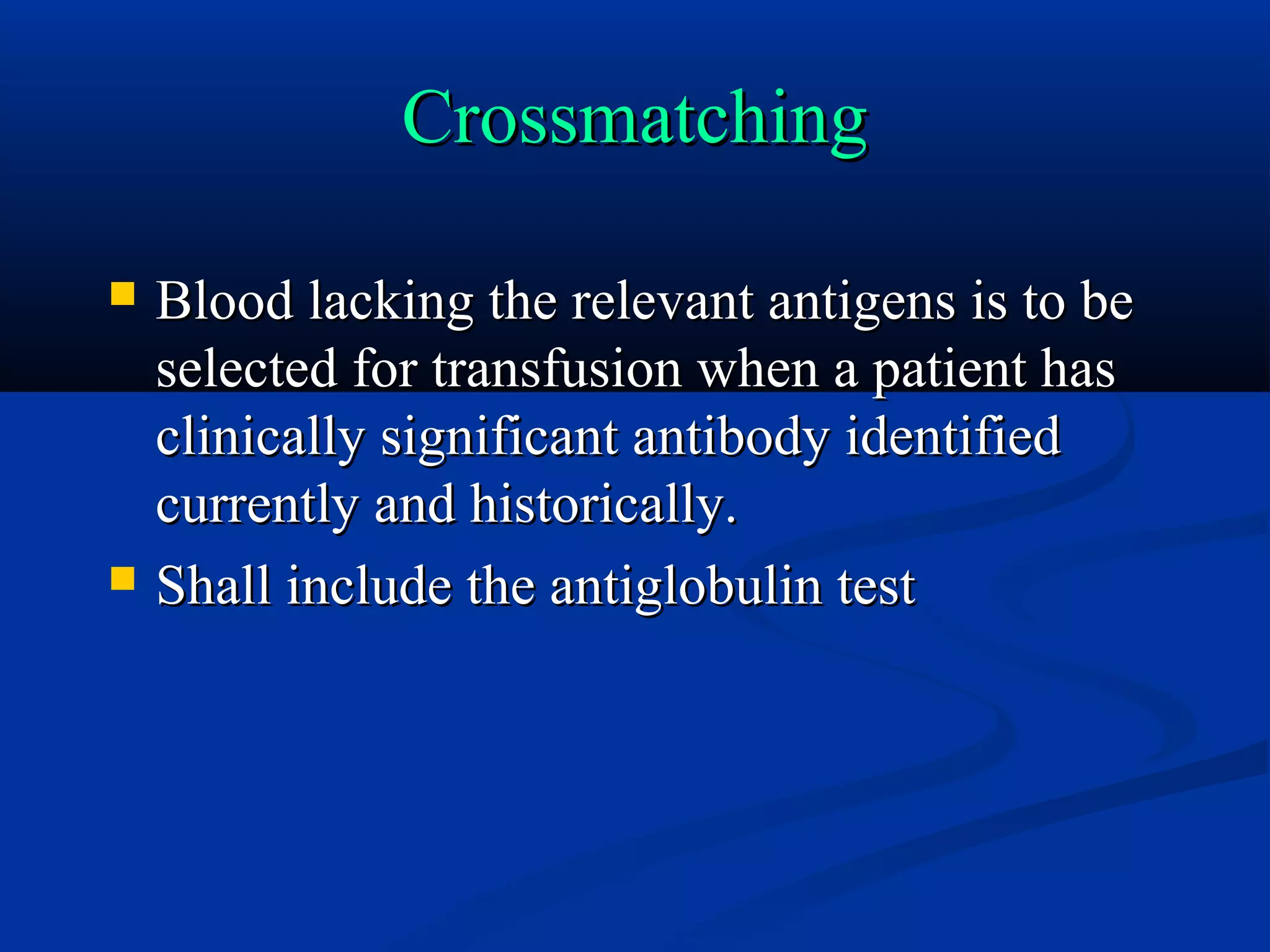 Pre transfusion testing, dr. rafiq | PPT