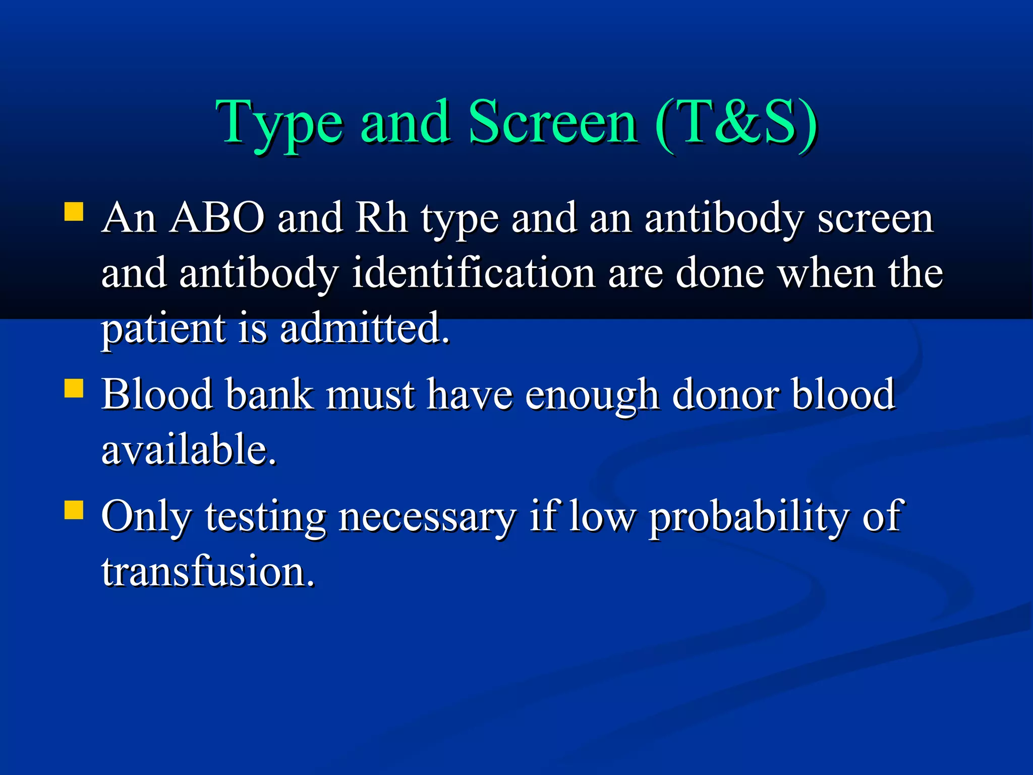 Pre transfusion testing, dr. rafiq | PPT