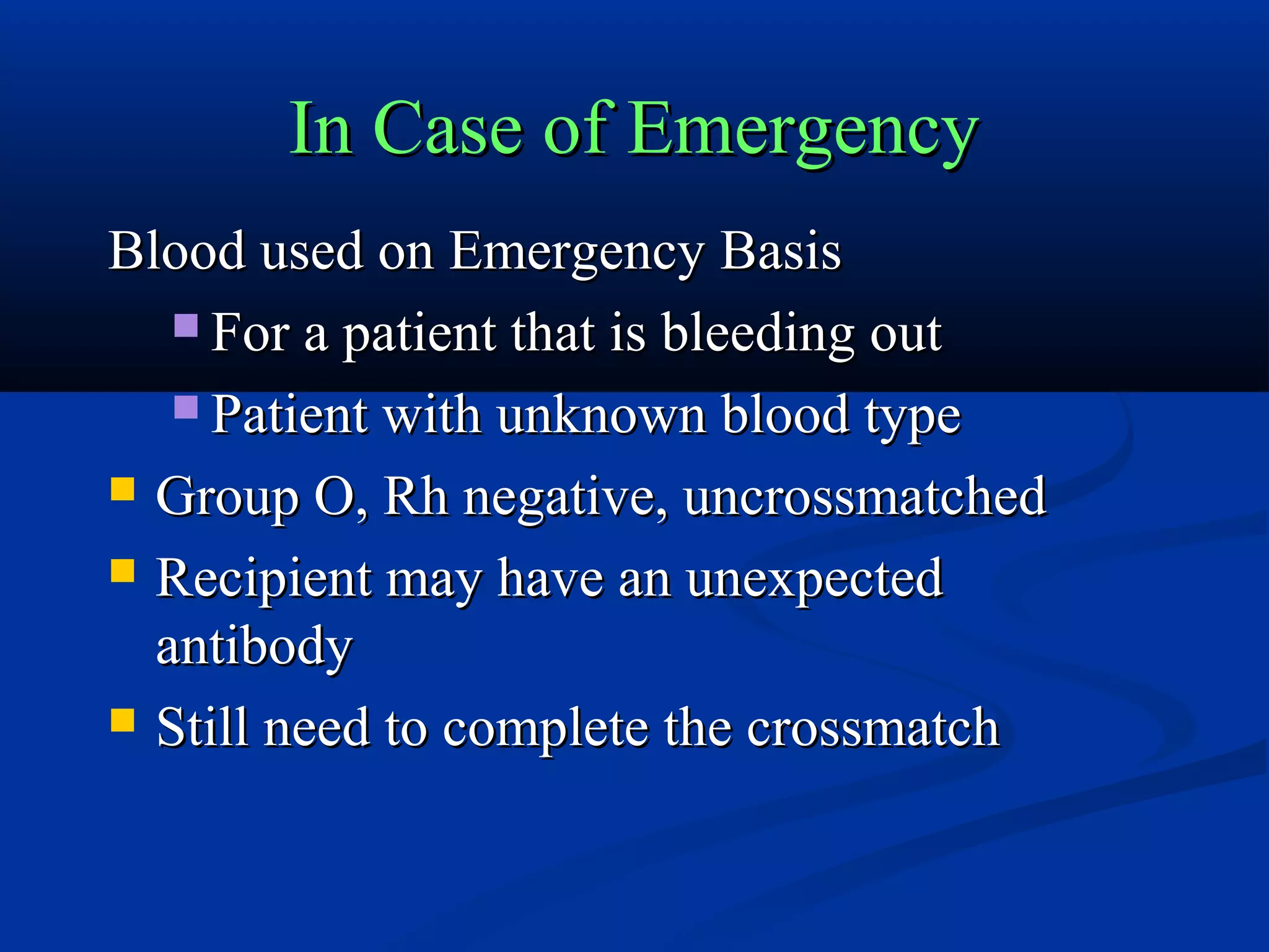 Pre transfusion testing, dr. rafiq | PPT
