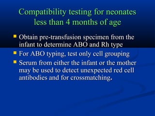 Pre transfusion testing, dr. rafiq | PPT