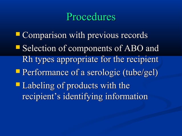 Pre transfusion testing, dr. rafiq | PPT
