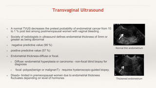 Pre treatment work-up of carcinoma endometrium | PPTX