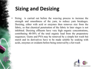 Pre treatment of textiles itex cairo 2020 | PPT