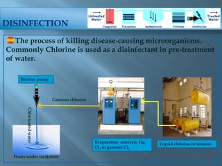 Pretreatment of water | PPTX | Chemistry | Science