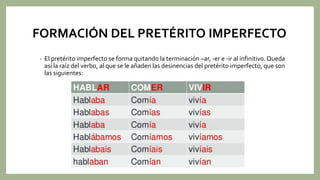 Pretérito imperfecto en español | PPTX