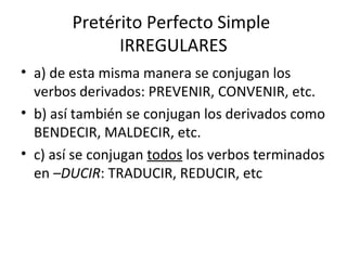 Pretérito imperfecto de indicativo regular | PPT