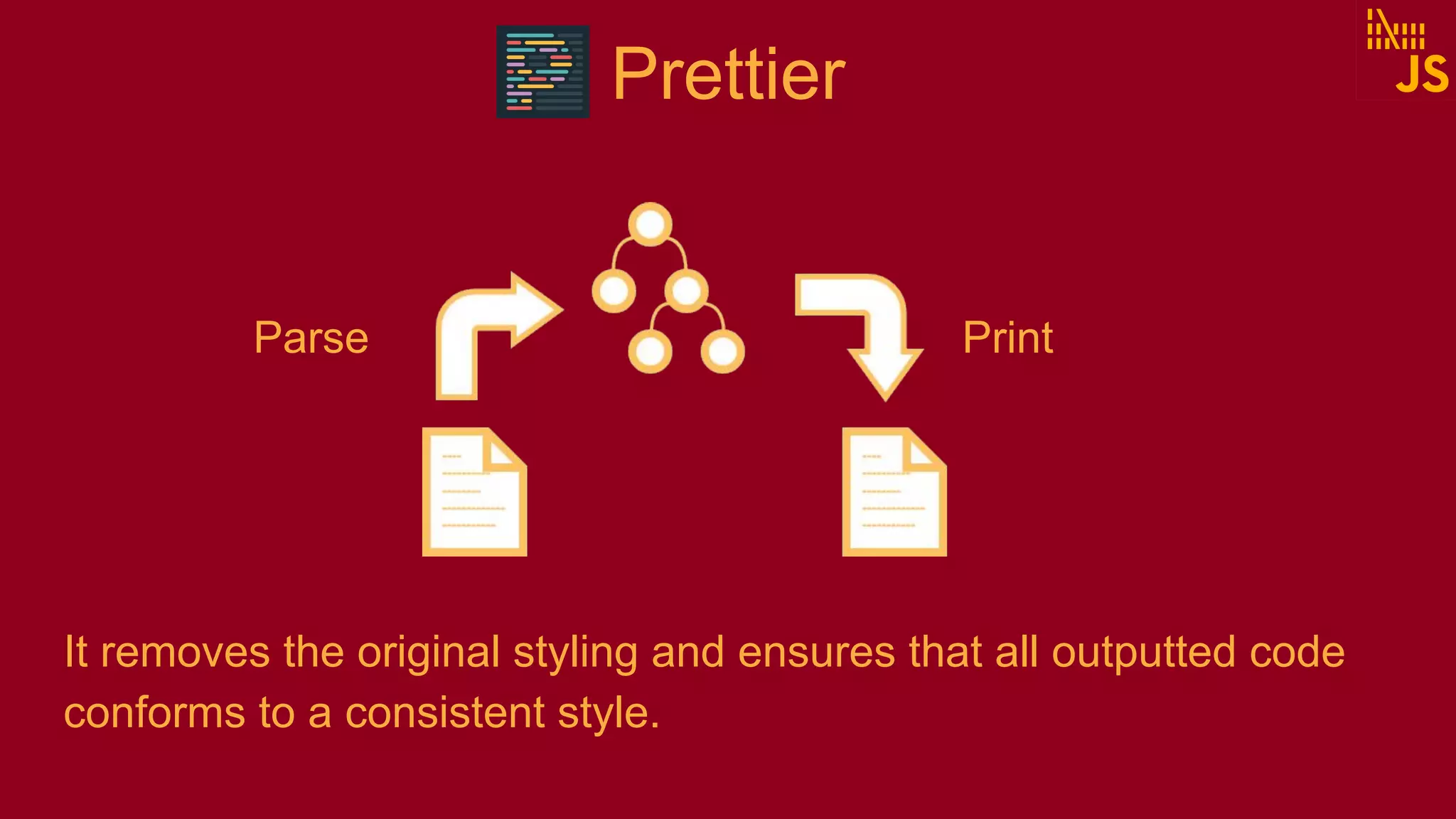 Prettier A Newer Approach To Code Formatting Ppt