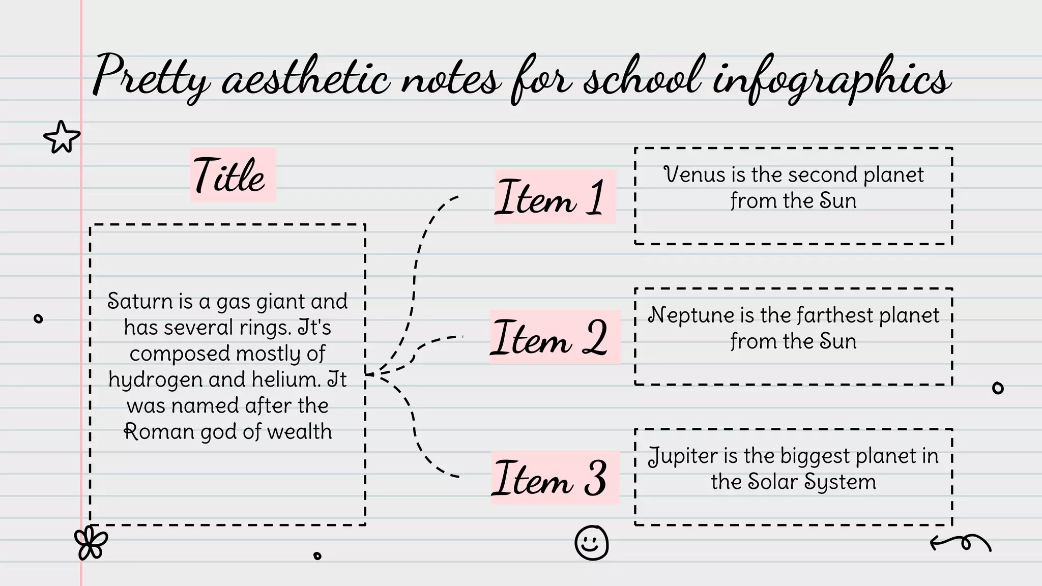 Pretty Aesthetic Notes for School Infographics by Slidesgo.pptx