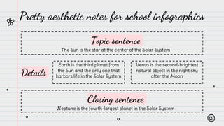 Pretty Aesthetic Notes for School Infographics by Slidesgo.pptx