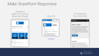 Pretty Up My SharePoint | PDF | Web Design and HTML | Internet
