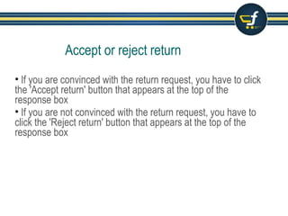 Flipkart Marketplace – Returns Management | PPTX