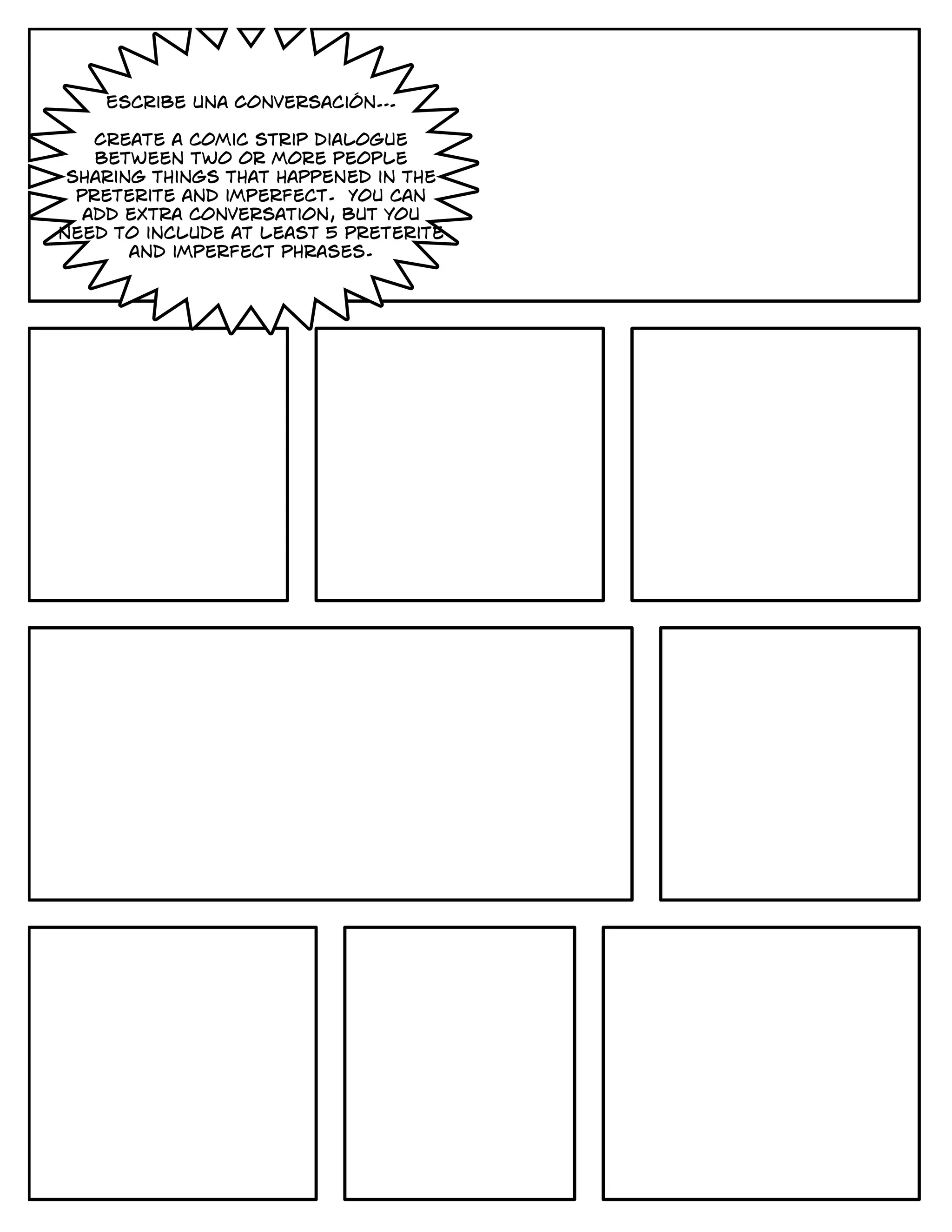 Pret Vs Imp Cartoon activity to do with students | PPT