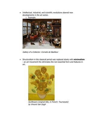 PREVAILING ISSUES DEPICTED BY ART ACROSS TIME.docx