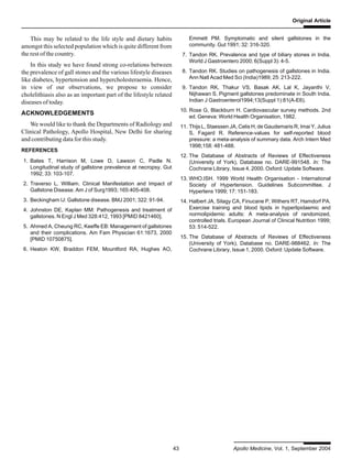 Prevalence of Gall Stone Disease and its Relation to ...