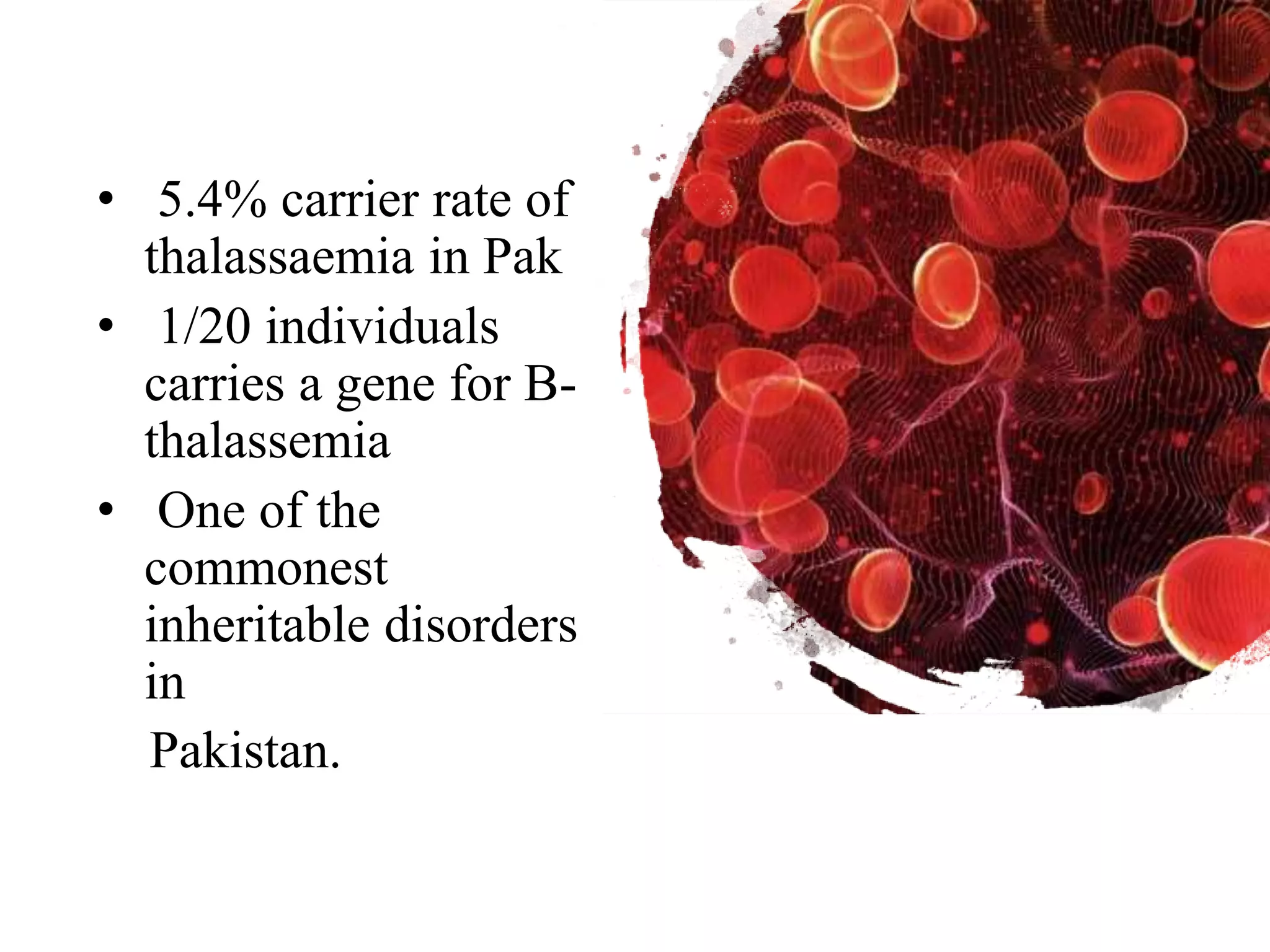 Prevalence of genetic disorders in pakistan | PPTX